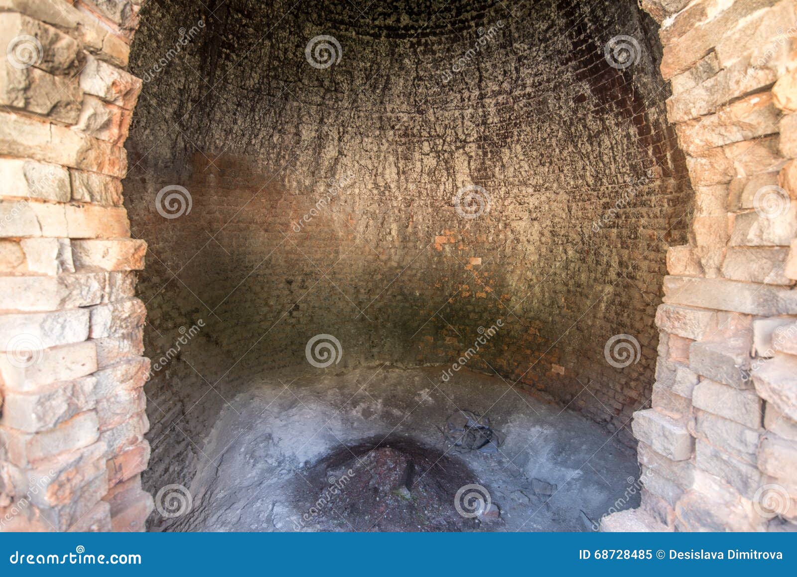 Very Old Furnace for Casting Iron Inside Stock Image - Image of heavy ...