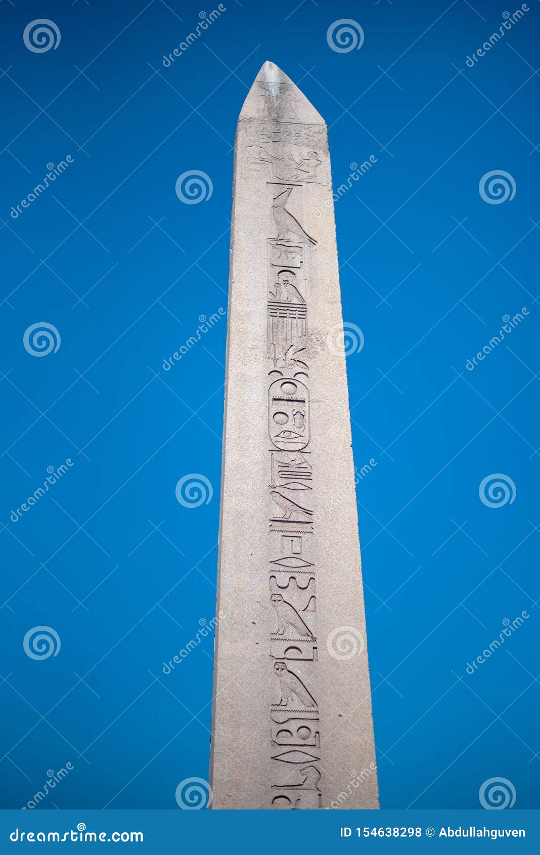Obelisk in istanbul stock photo. Image of archeology - 154638298