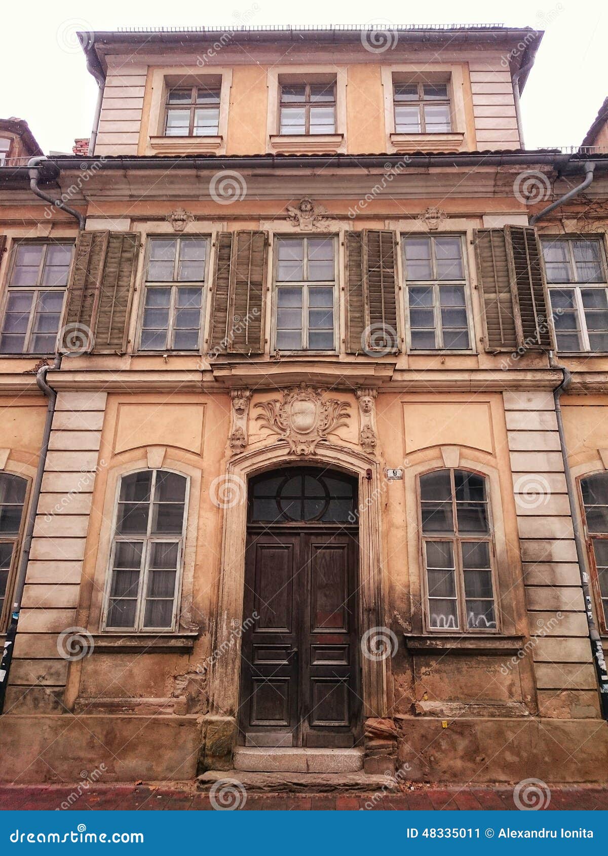 A very old house editorial photo. Image of built, 1743 - 48335011