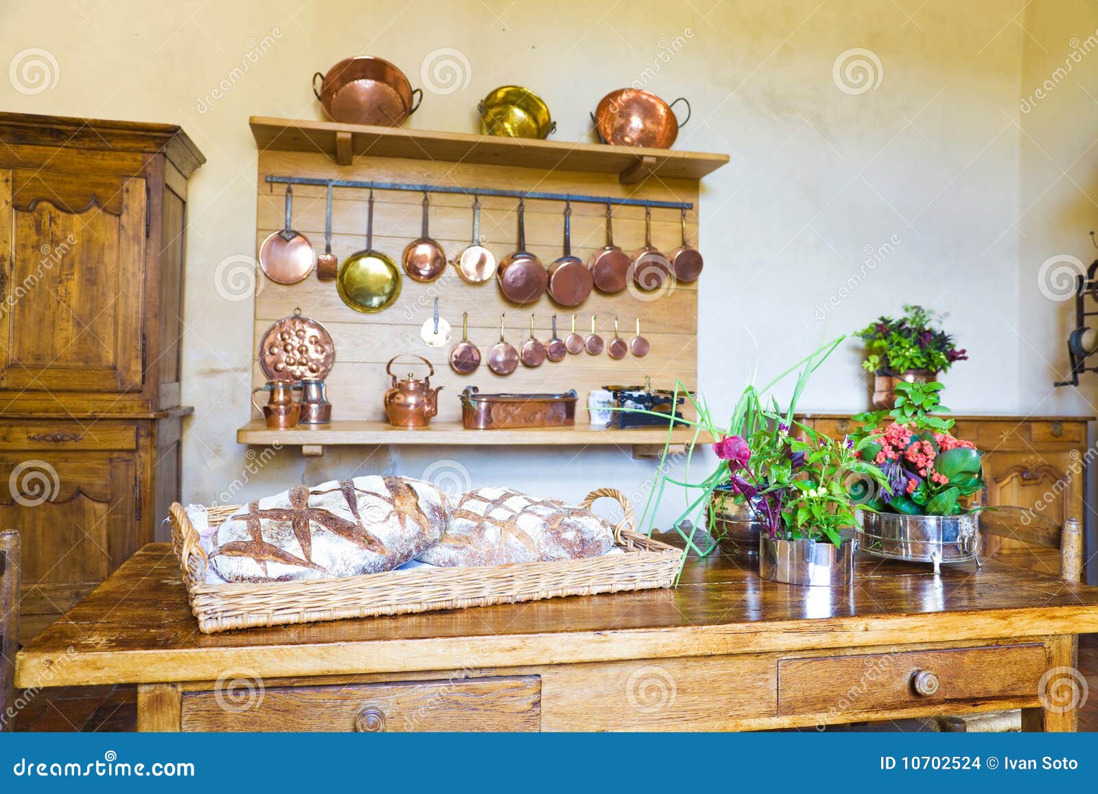 Very old kitchen stock photo. Image of pots, pans, traditional - 10702524