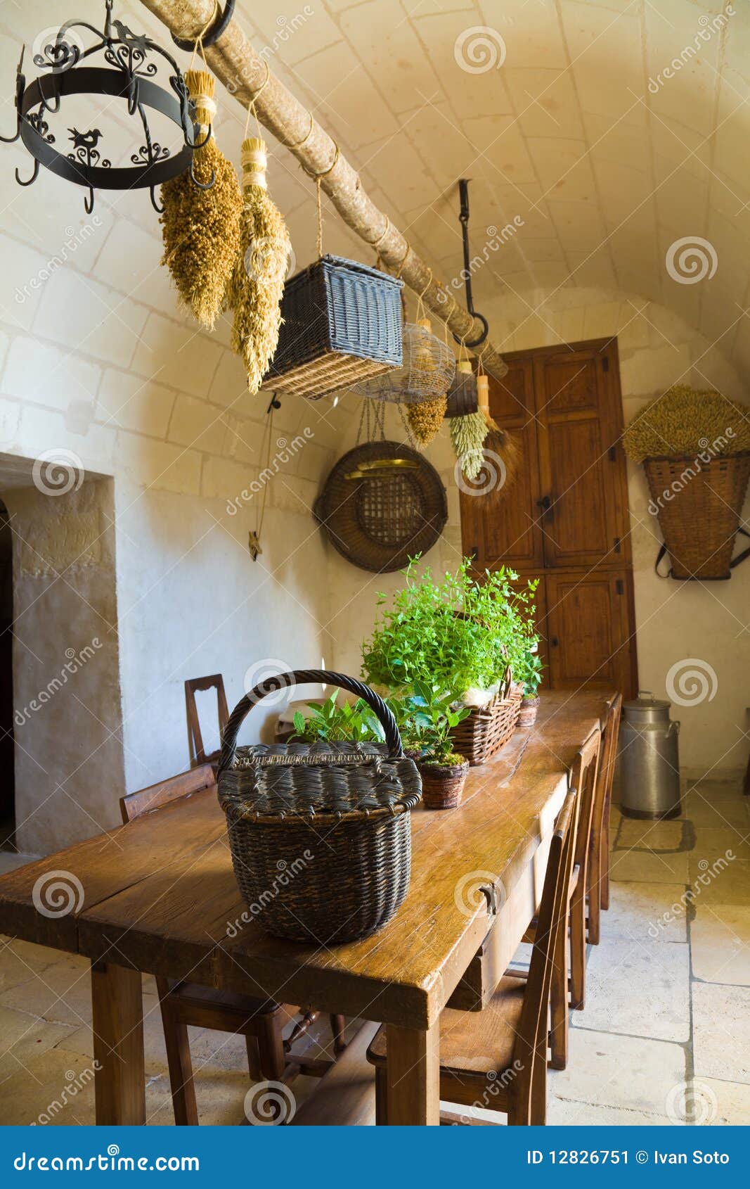 Very old kitchen stock image. Image of building, nobility - 12826751