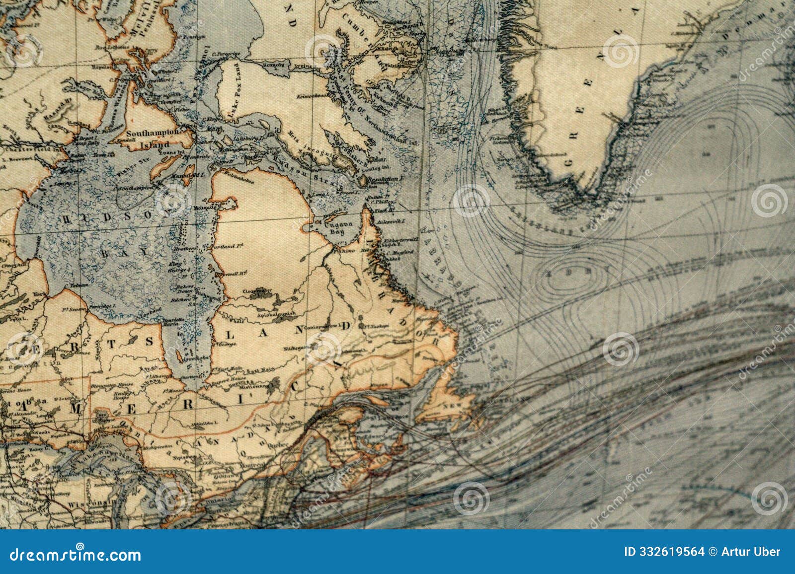 Very old map stock photo. Image of painting, terrain - 332619564