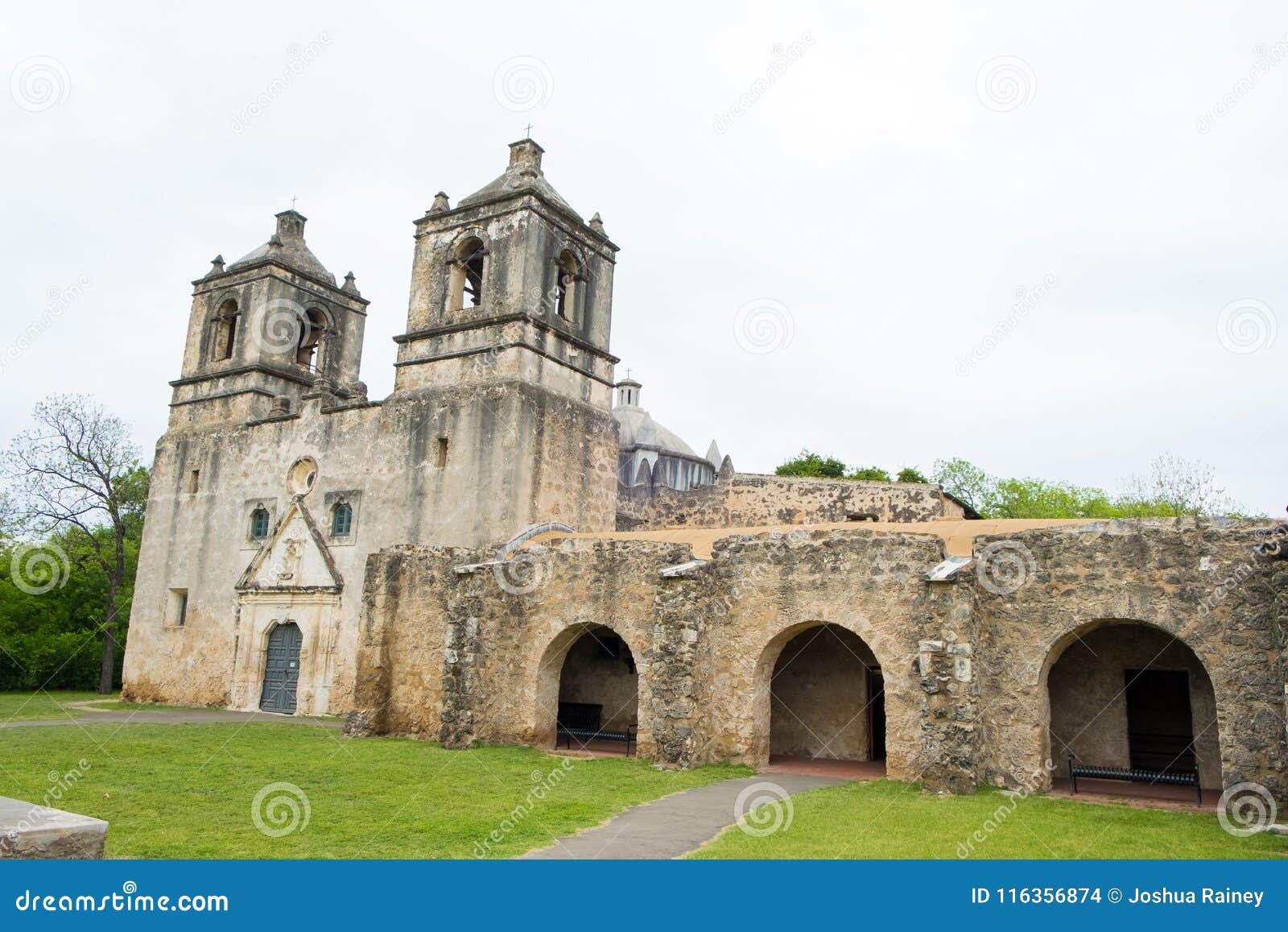 Mission Concepcion San Antonio Texas Stock Photo - Image of mission ...