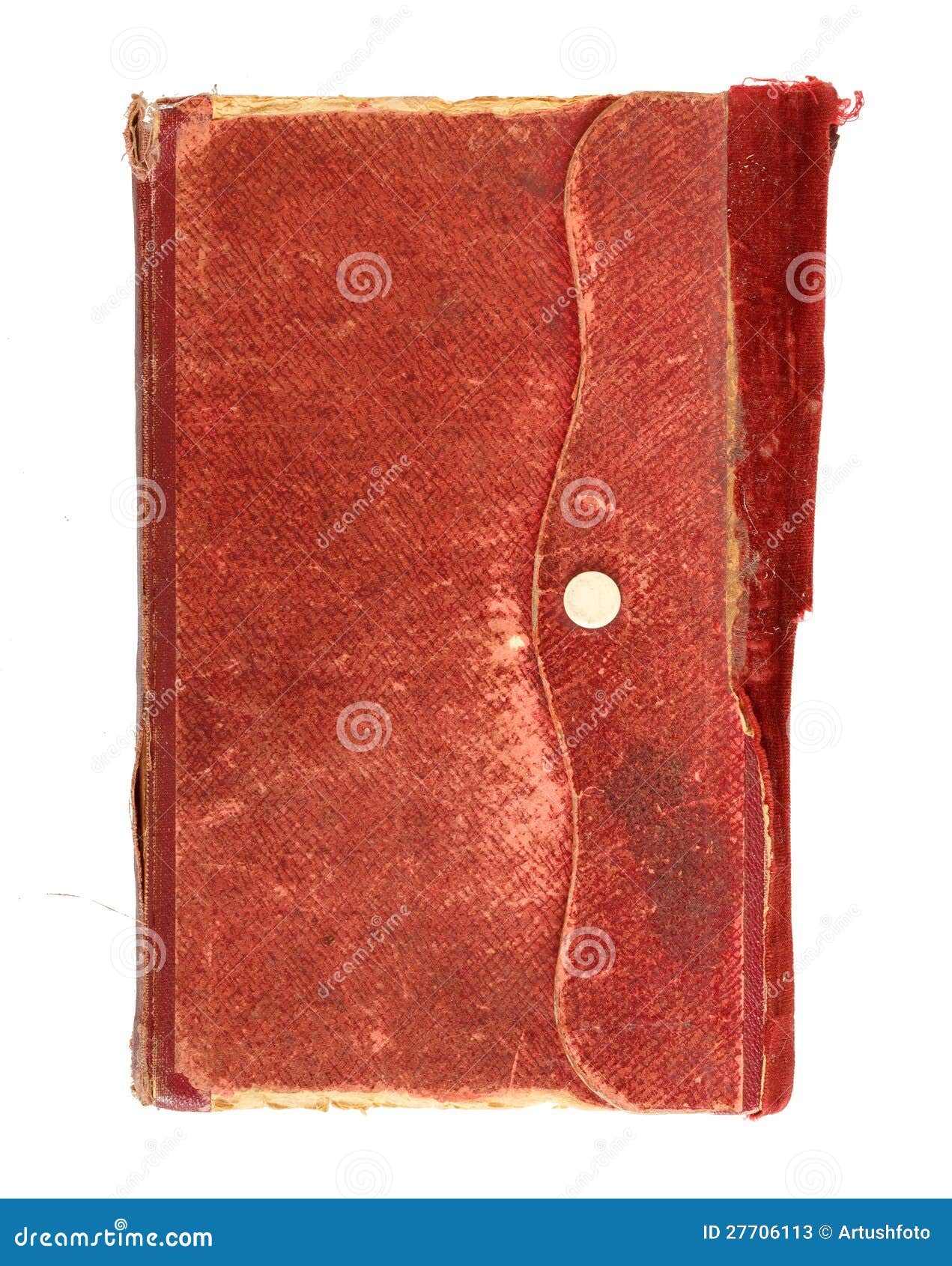 Very Old Note Book on White Stock Image - Image of classic, cover: 27706113