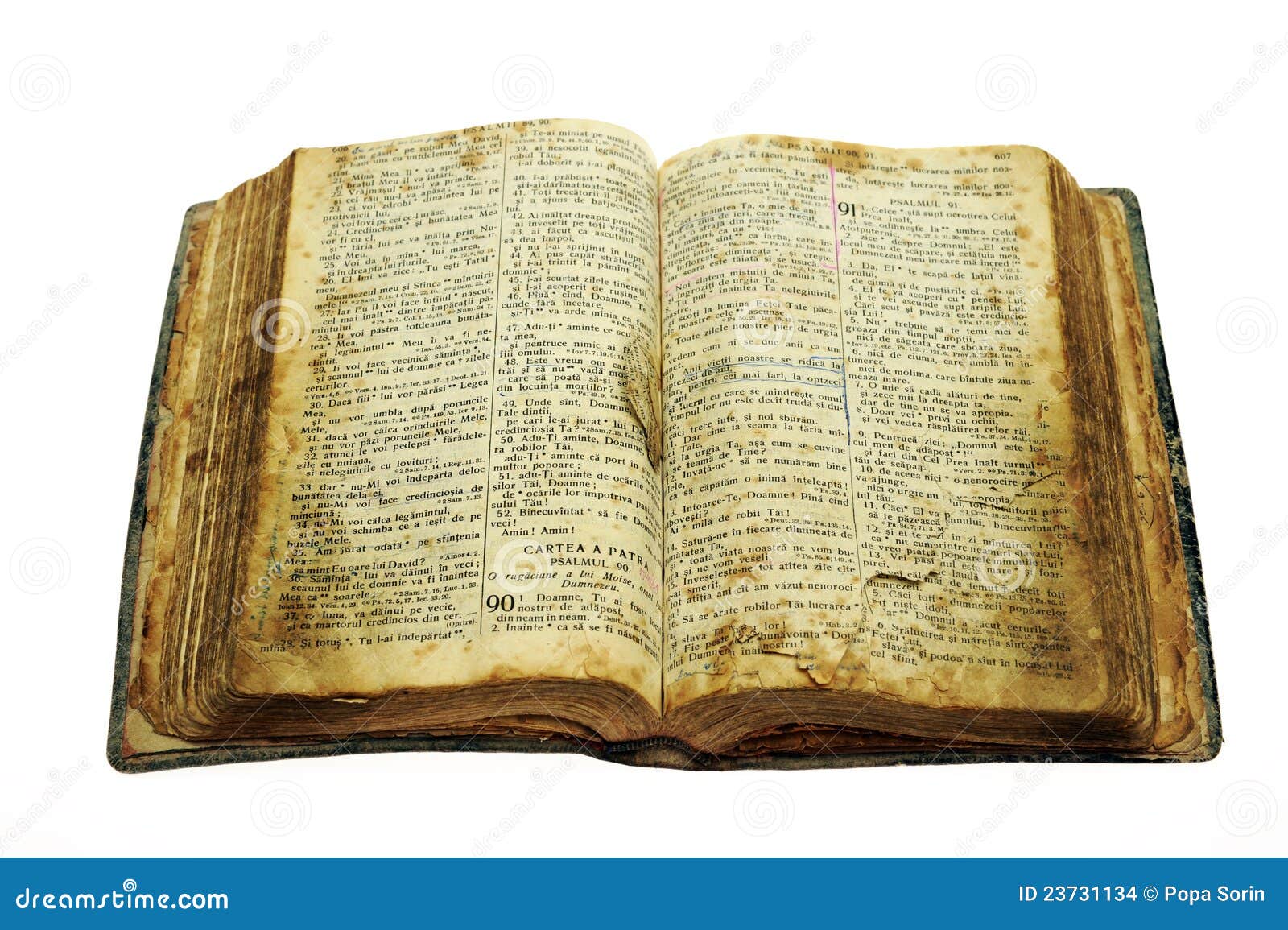 Very old open bible stock photo. Image of open, white - 23731134