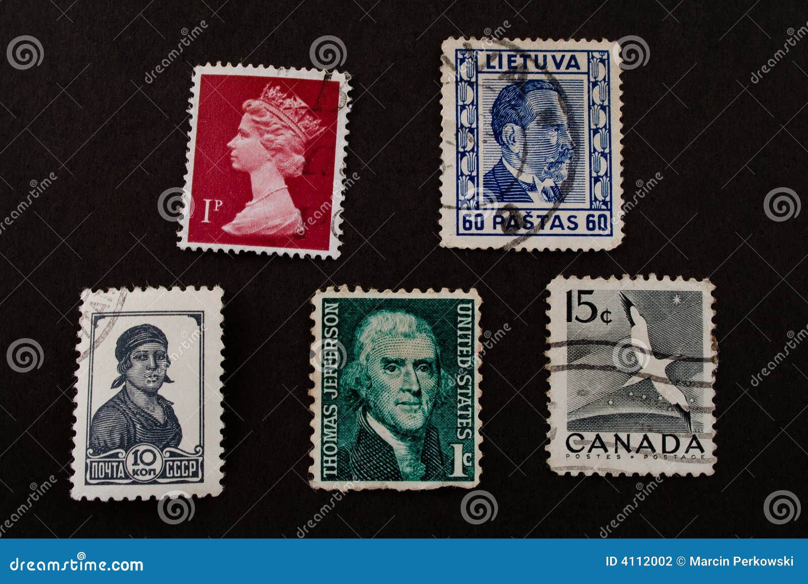 Very old postage stamps editorial photography. Image of office - 4112002