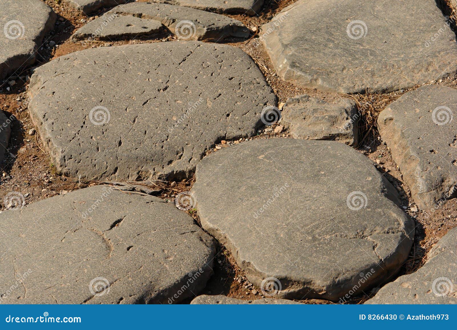 Very Old Roman Pavement Picture. Image: 8266430