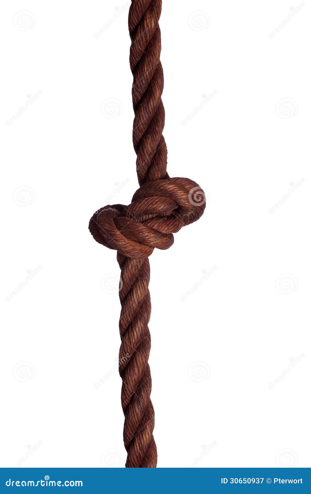 Very old rope with knot stock image. Image of cord, material - 30650937