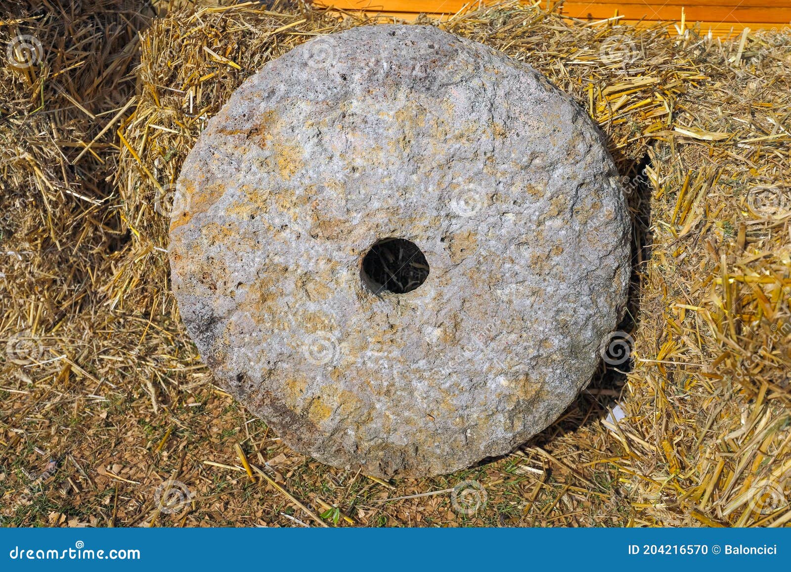 Stone Millstone. Tools Of The Past. Granite. Household Items Of The ...