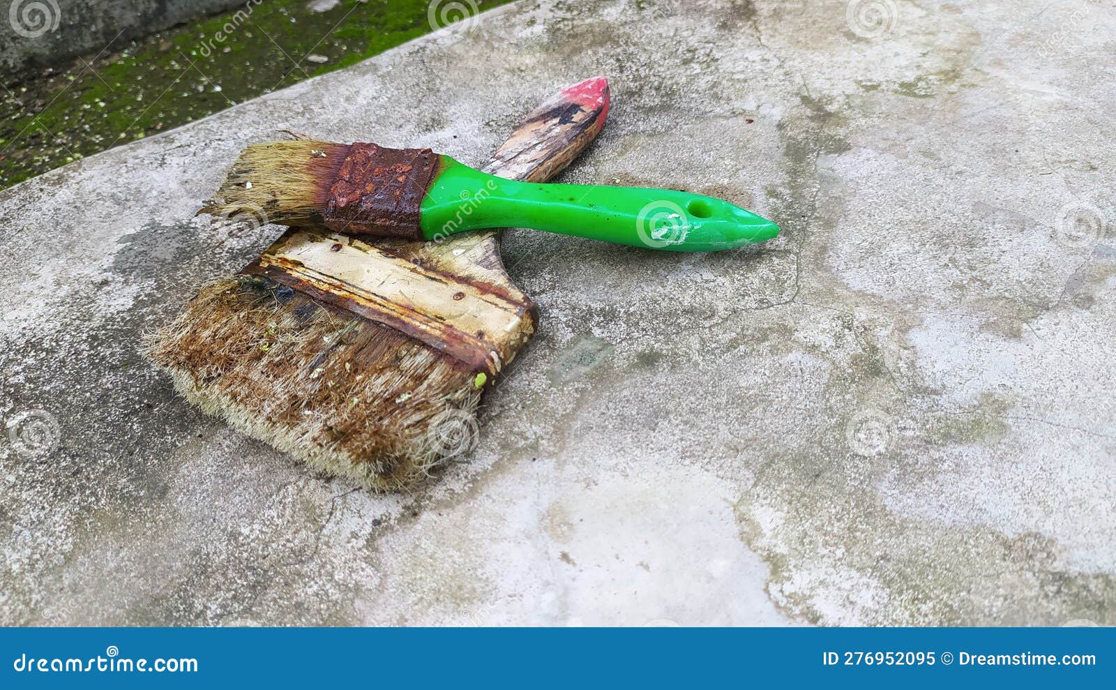 Very Old and Rusty Paint Brushes Stock Image - Image of metal, texture ...