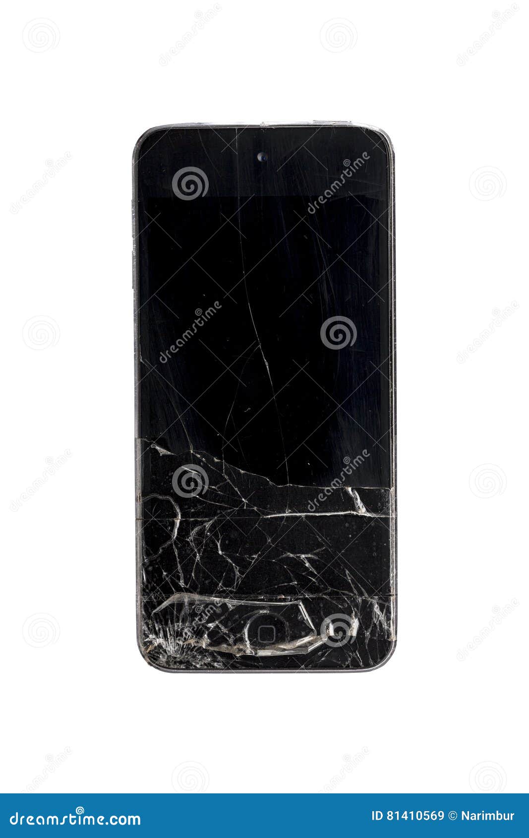 Very Old Scratched Mobile Phone Stock Image - Image of broken ...
