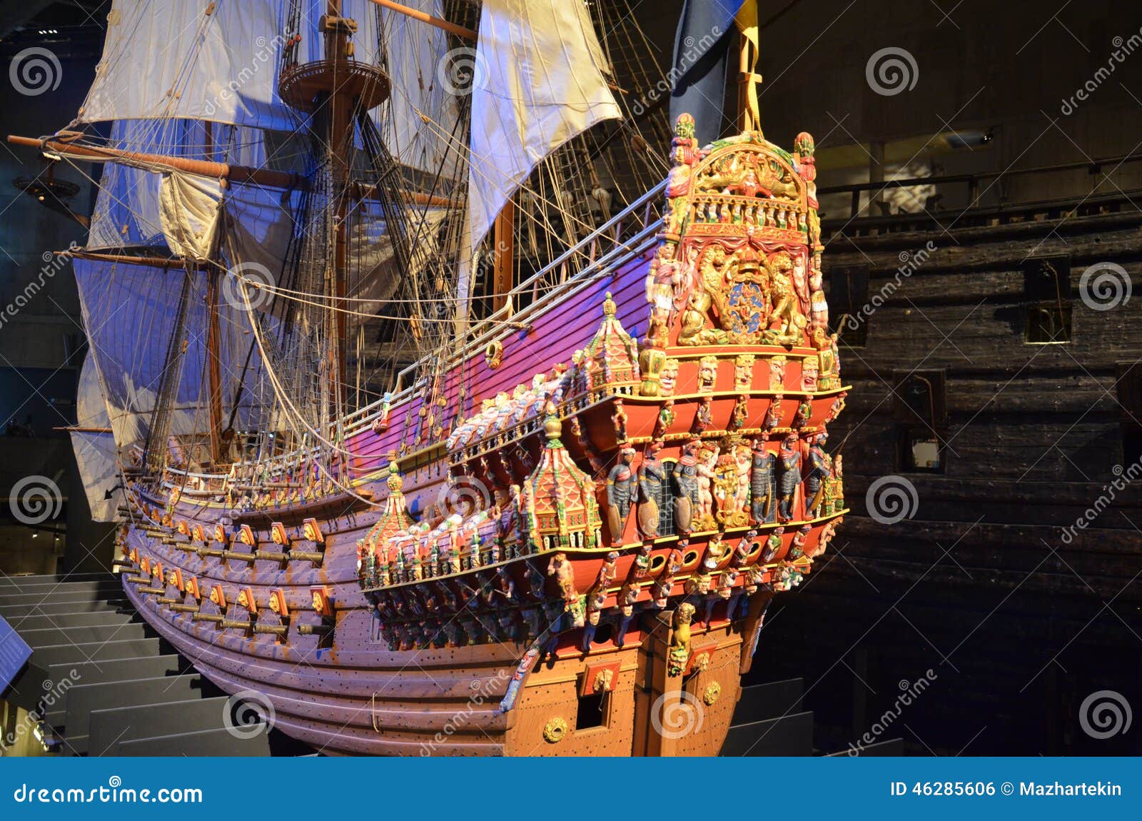 Very old ship stock photo. Image of cool, vivid, color - 46285606