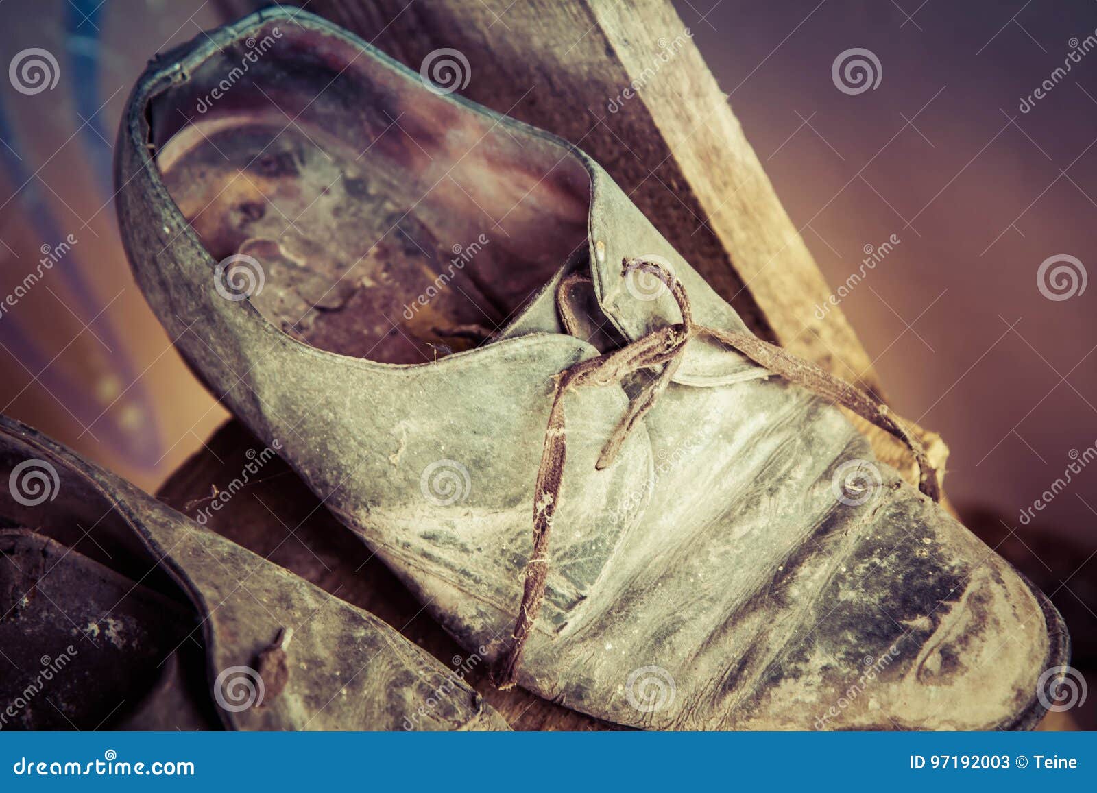 Very old shoes stock image. Image of footwear, concept - 97192003