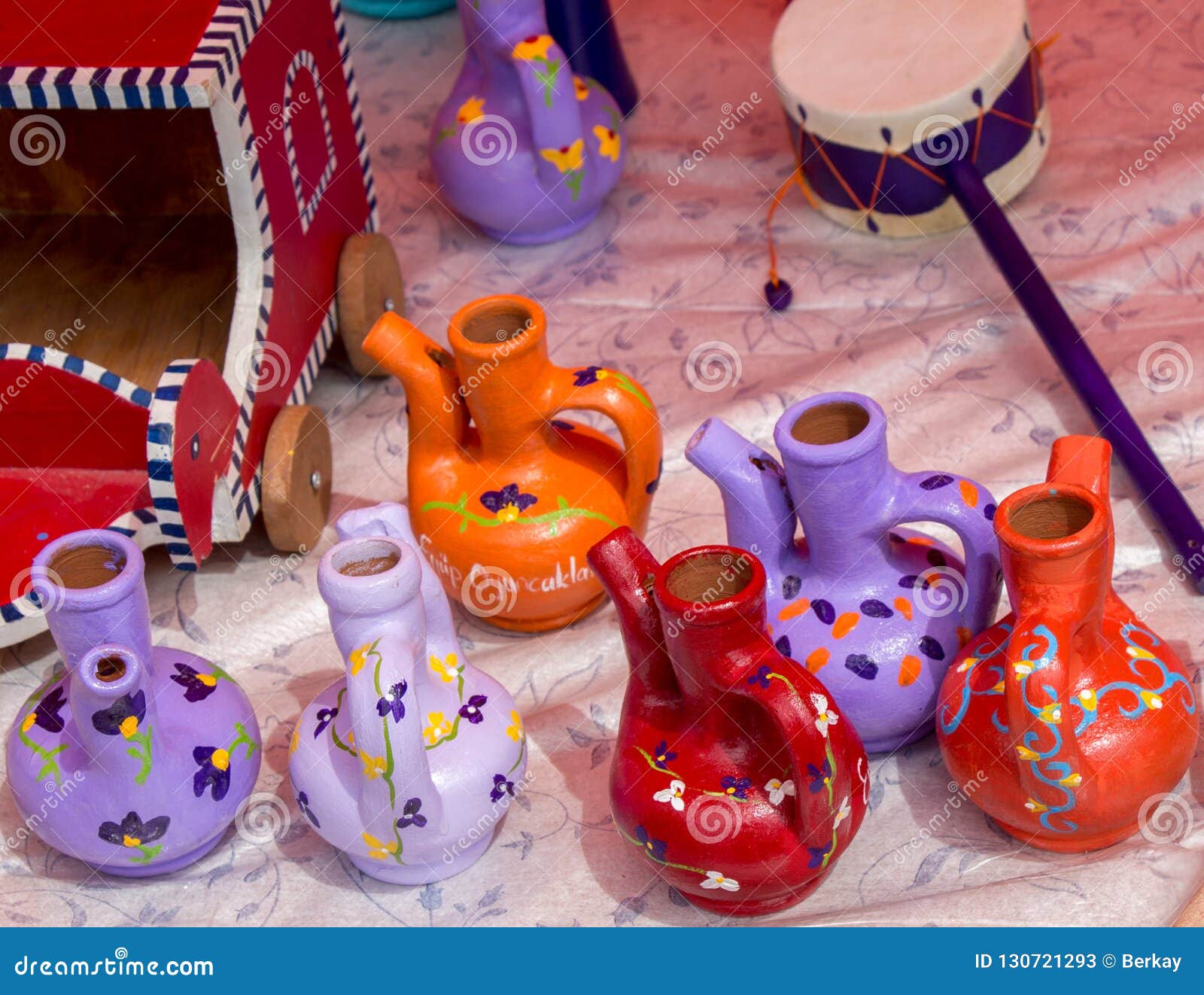 Very Old Style Seramic Ewer Water Jar Stock Image - Image of decoration ...