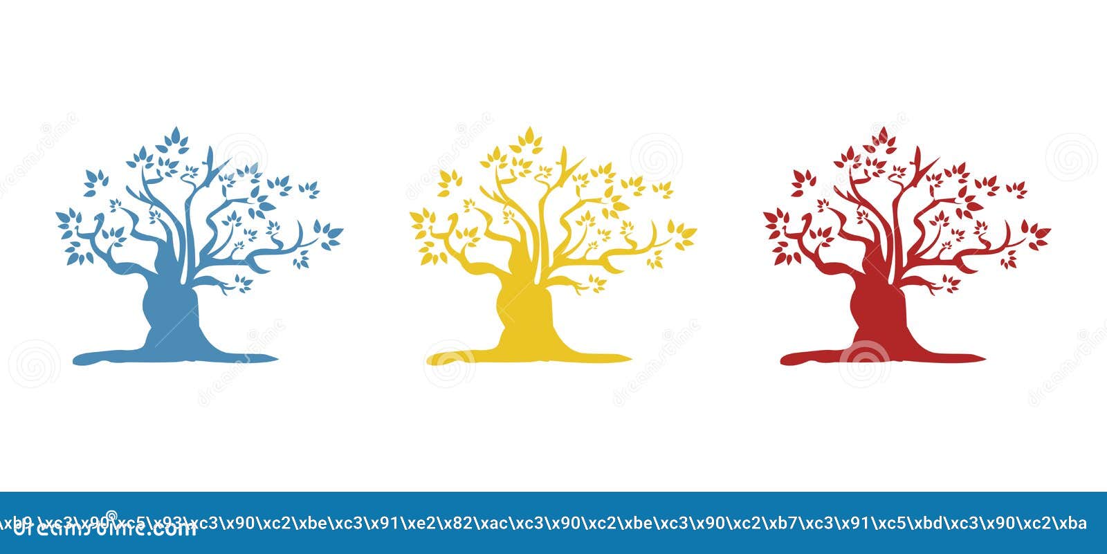 Very Old Tree, Generation Tree, Vector Illustration Stock Vector ...