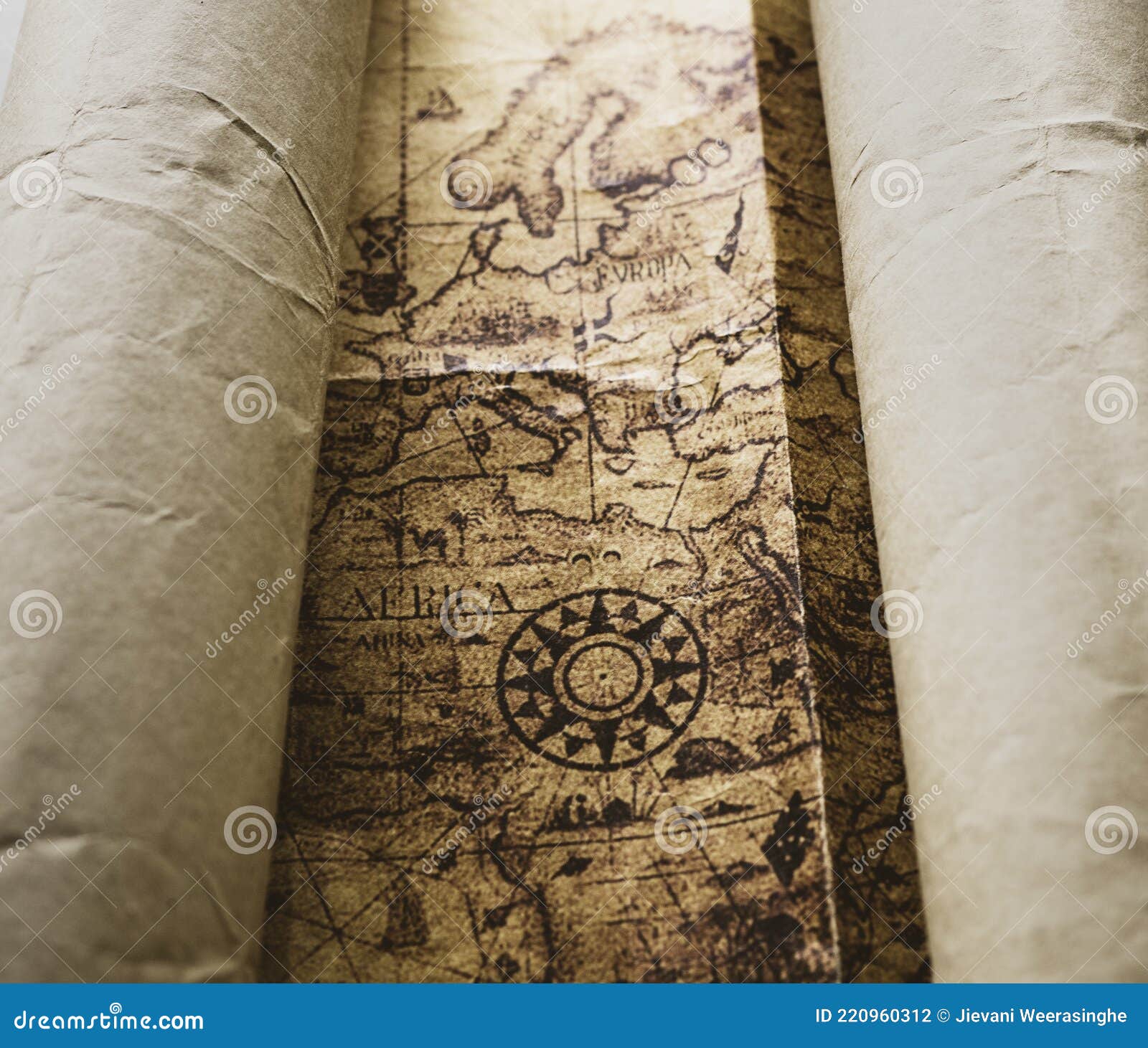 Very Old Vintage World Map Royalty-Free Stock Image | CartoonDealer.com ...