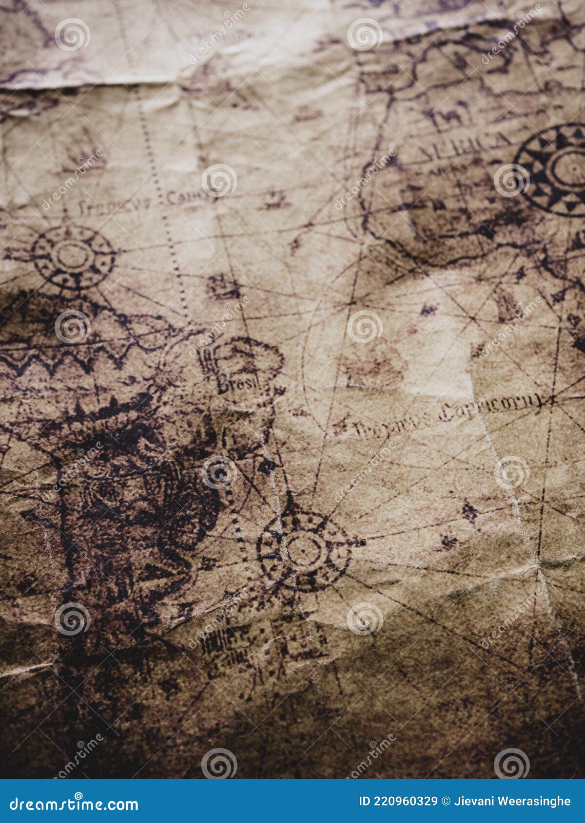 Very Old Vintage World Map Royalty-Free Stock Photo | CartoonDealer.com ...