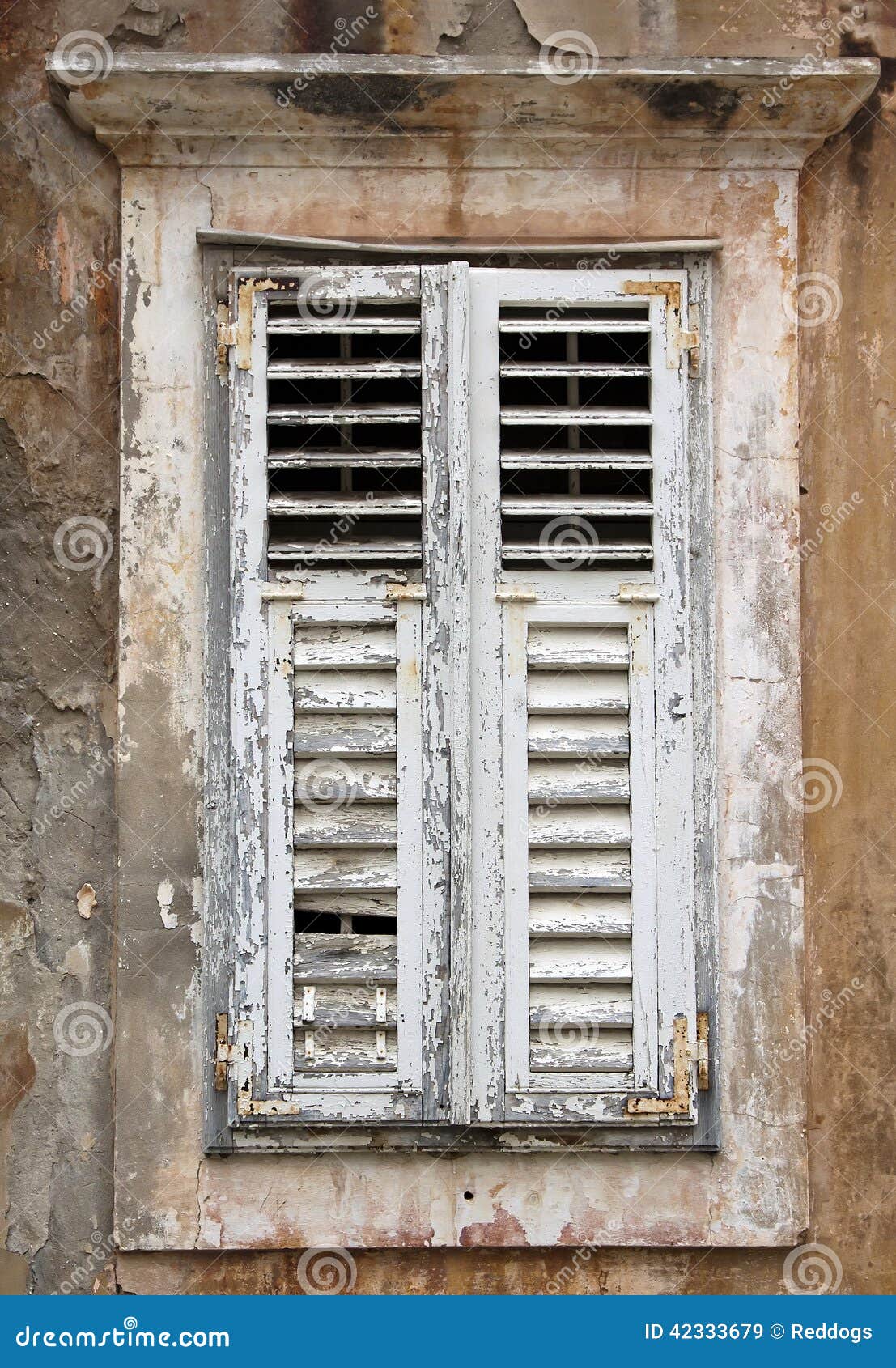 Very old window stock image. Image of wall, dirty, exterior - 42333679