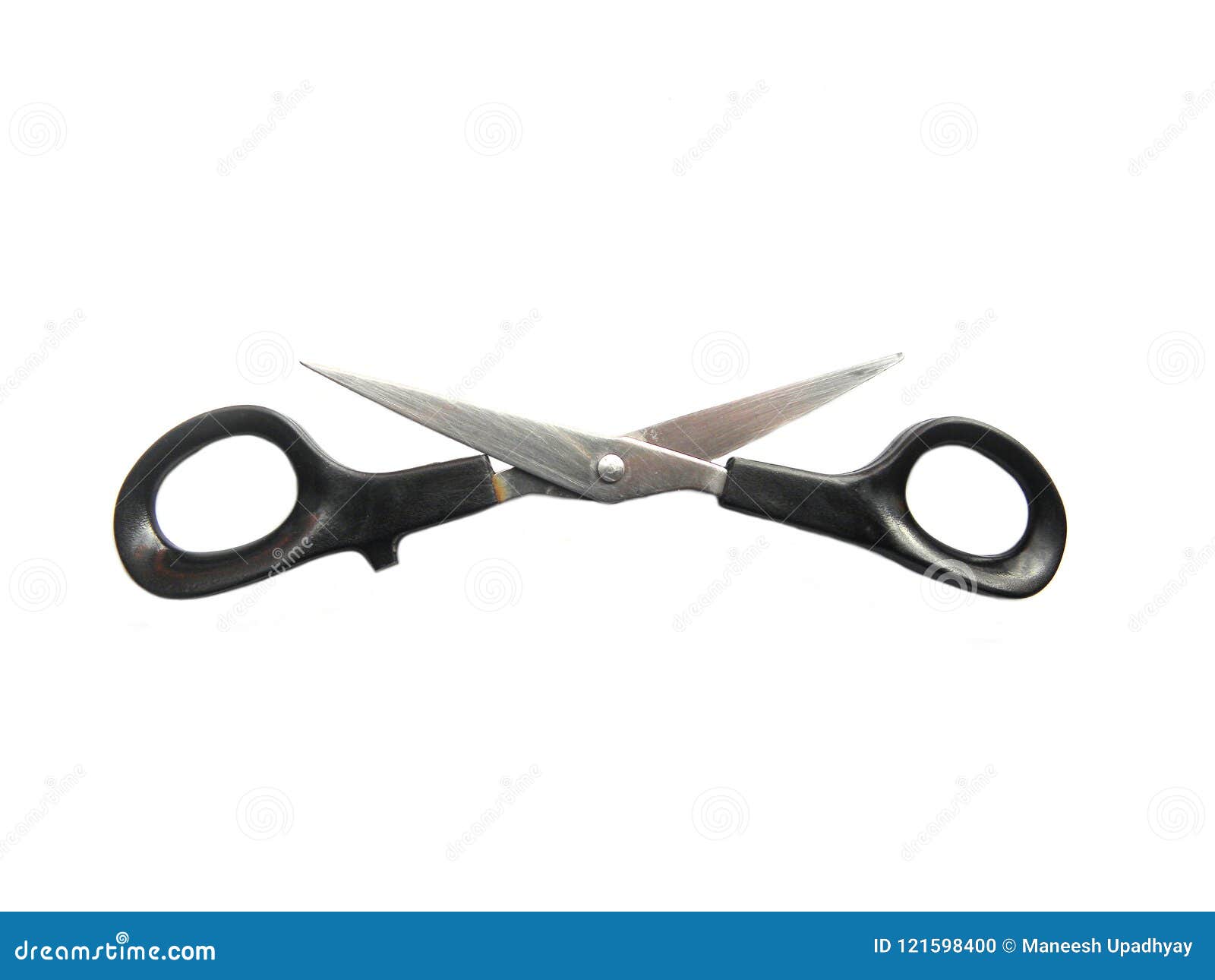 Very open scissors stock photo. Image of edges, blade - 121598400