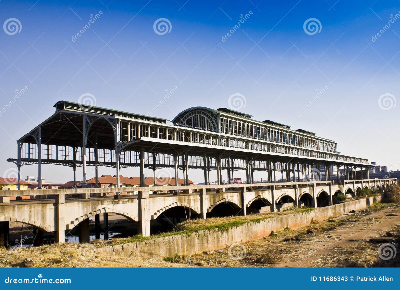 The Very Original Old Park Station - 1897 Stock Image - Image of ...