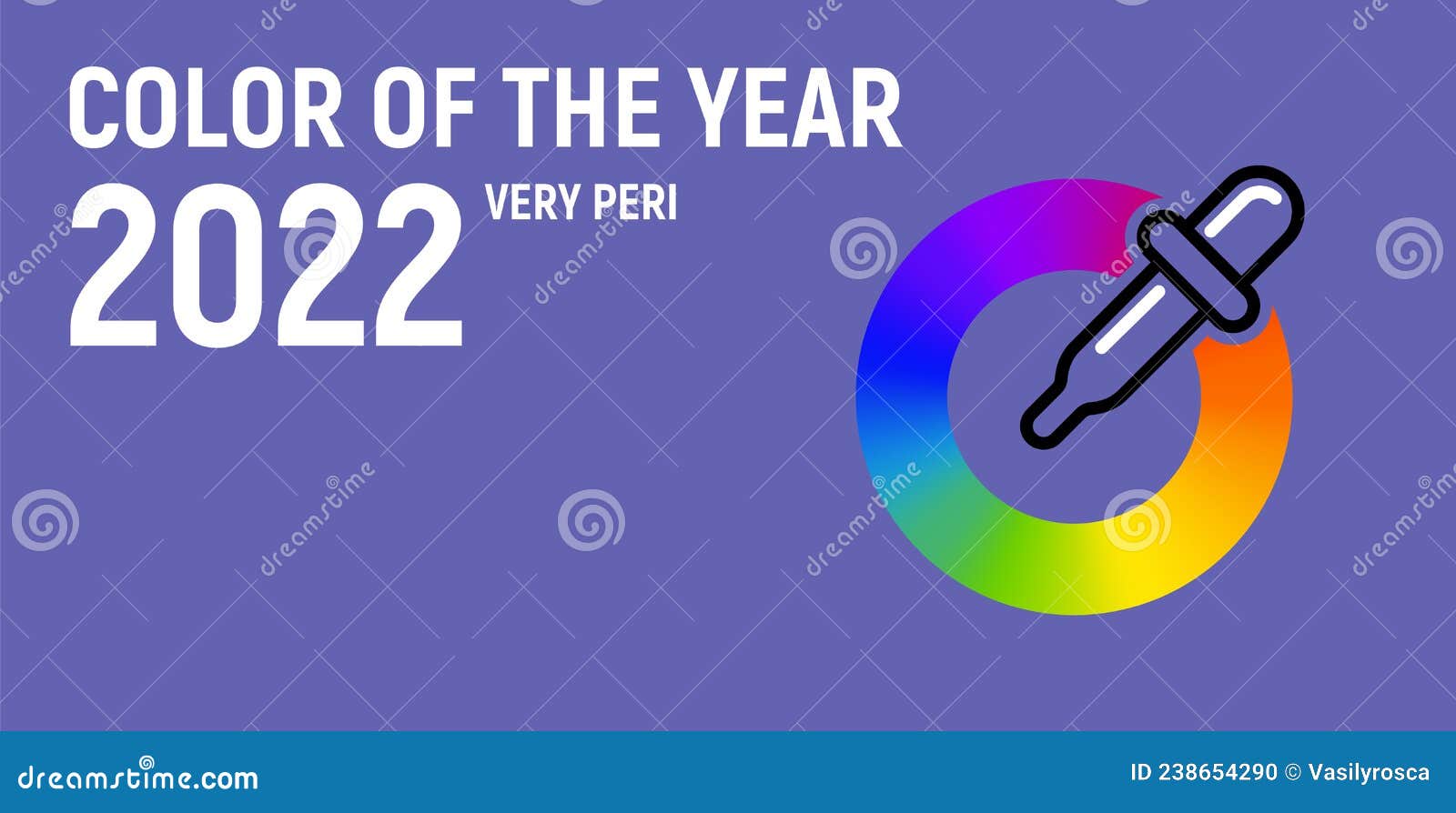 Very Peri Pantone Color Year 2022 Modern Design Ilustration Editorial ...