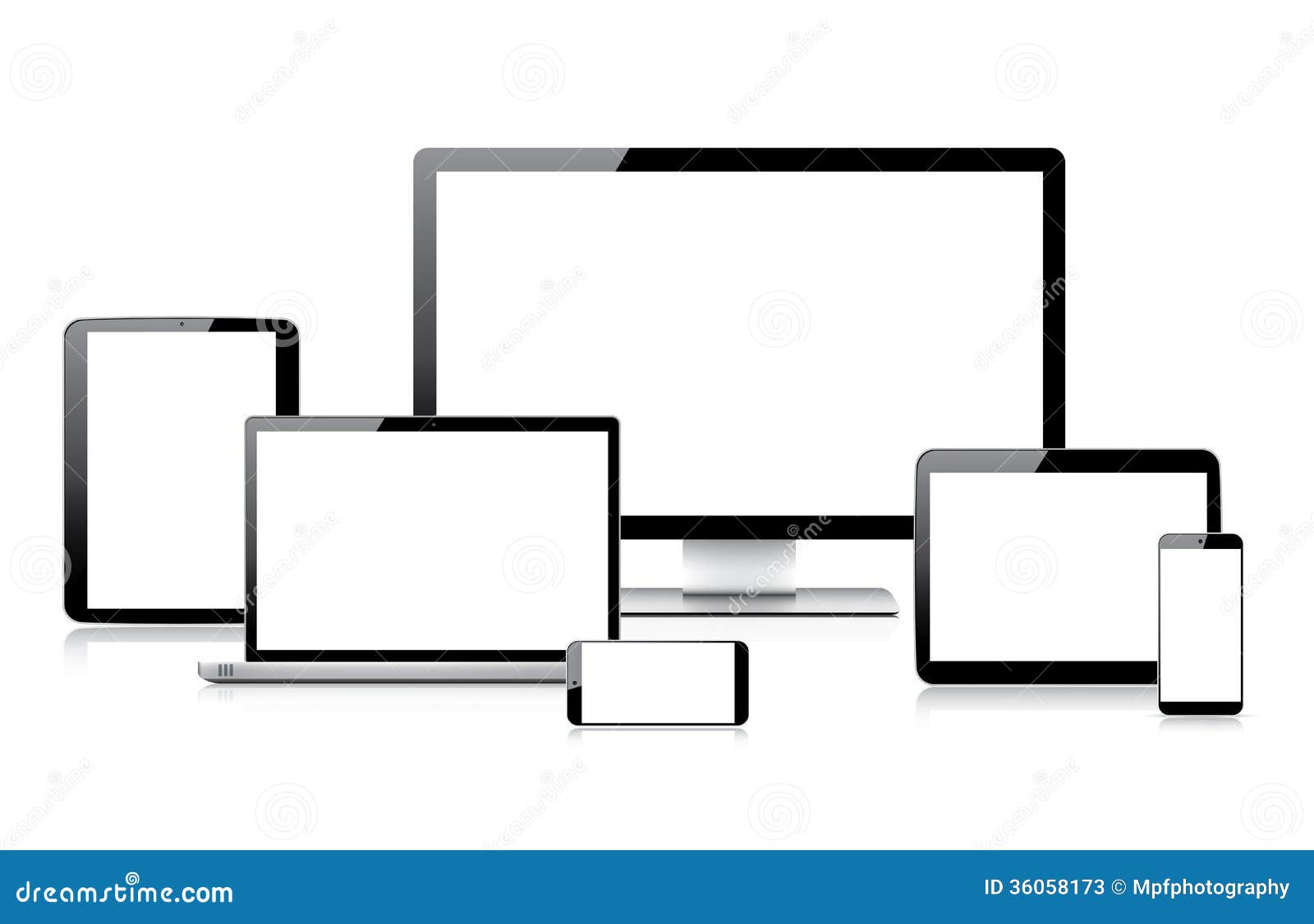 Very Realistic Modern Electronic Devices Vectors I Stock Vector ... Very Realistic Modern Electronic Devices Vectors I Stock Vector ...
