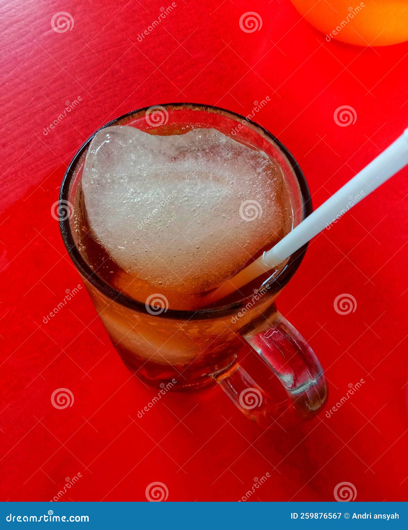 Very Refreshing Iced Tea Drink Stock Image - Image of beer, juice ...