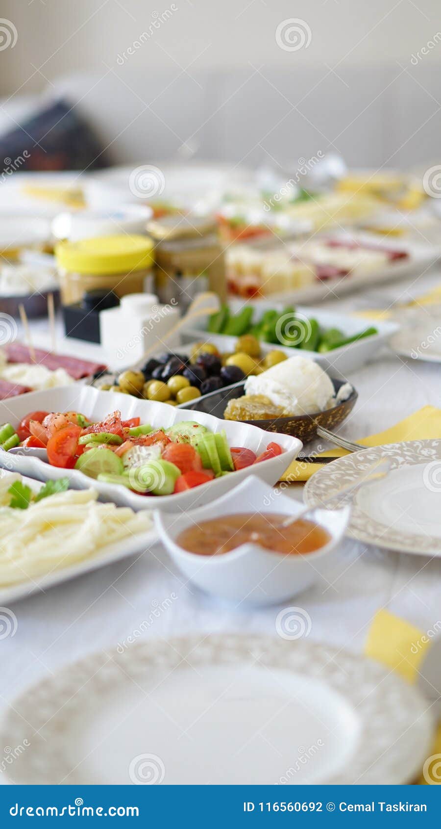 Very Rich Morning Breakfast Stock Photo - Image of breakfast, break ...