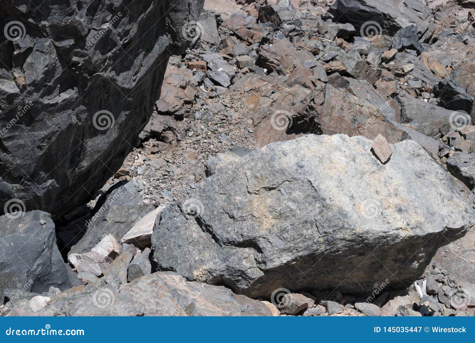 A very rocky area stock image. Image of rock, texture - 145035447