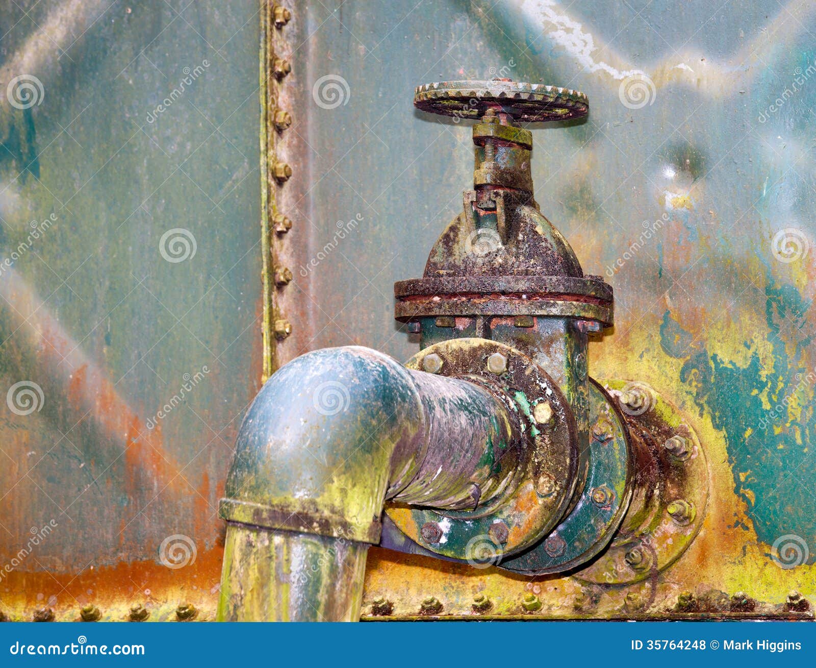 Very rustic tap stock photo. Image of pipe, pipeline - 35764248