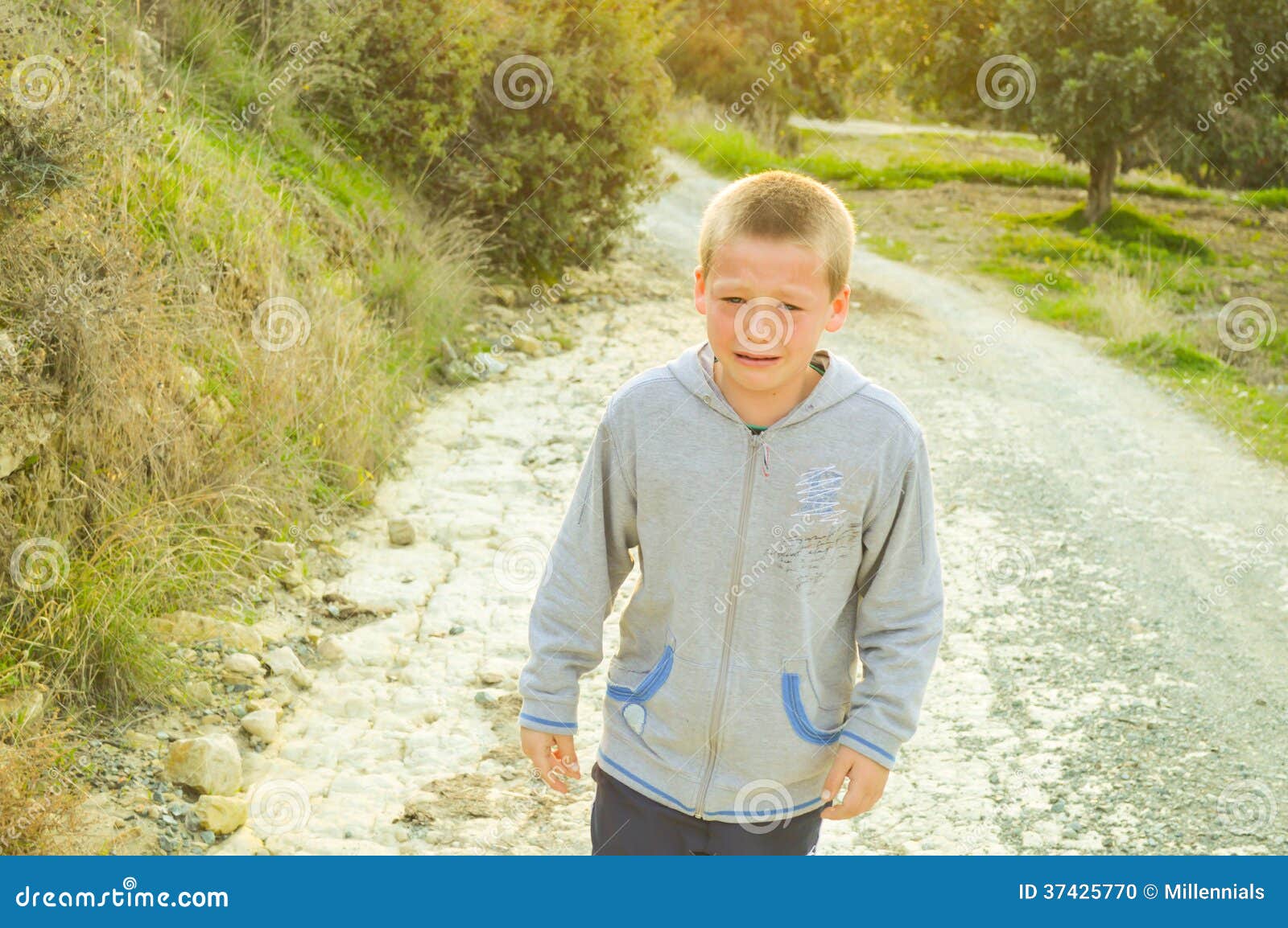 Sad Boy Crying Stock Photo - Image: 37425770