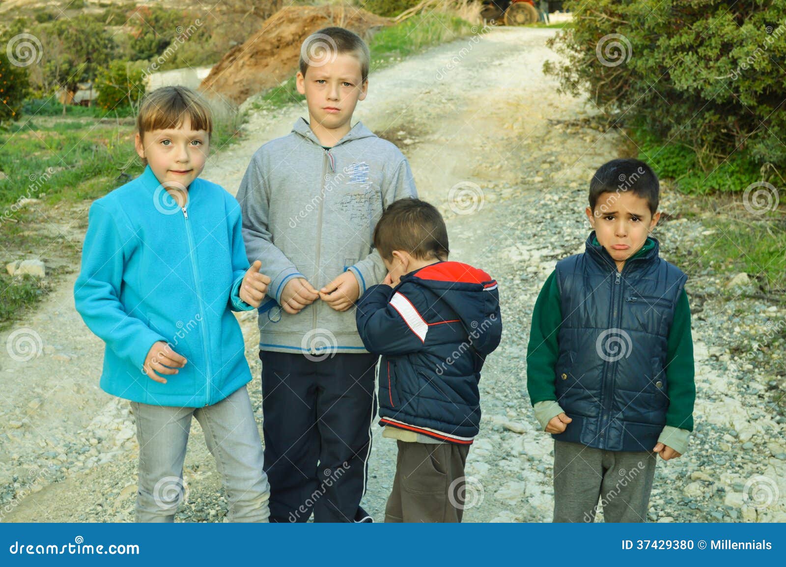 Group of children crying stock photo. Image of crying - 37429380