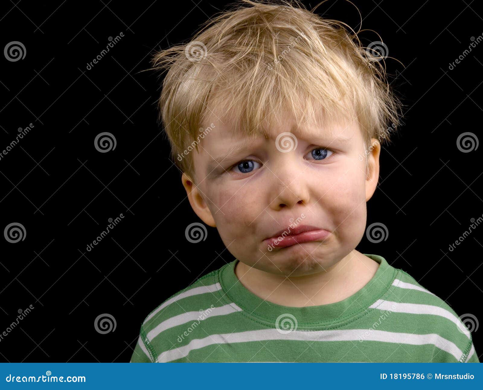 Very sad little boy stock photo. Image of child, little - 18195786