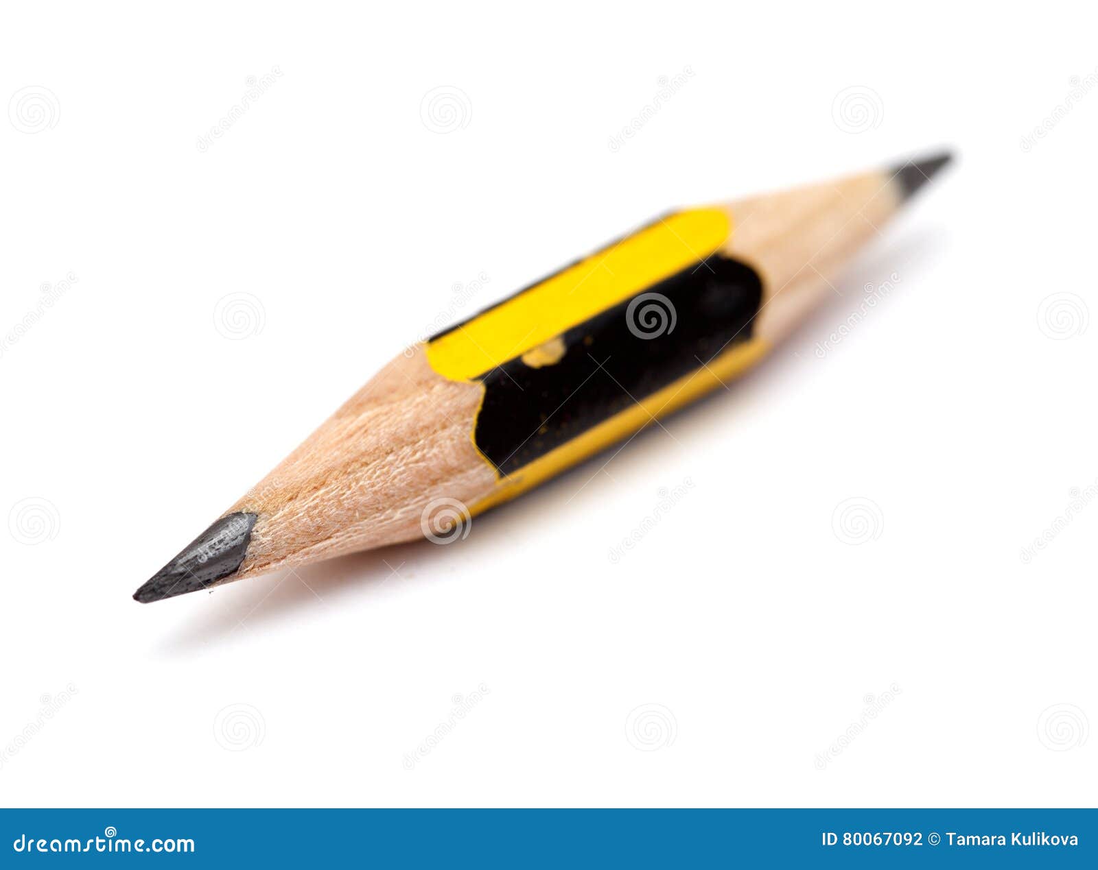 Very short pencil stock photo. Image of plain, economy - 80067092