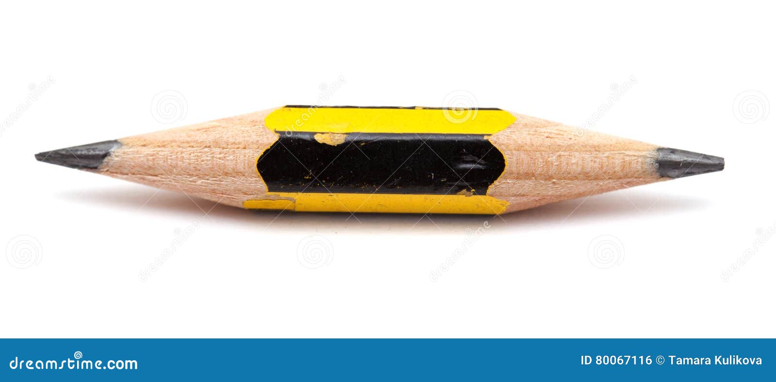 Very short pencil stock photo. Image of pencil, cutout - 80067116