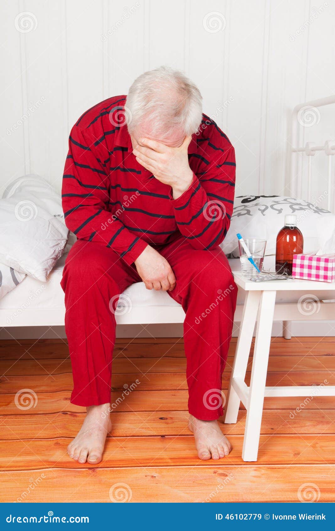 Very sick man stock image. Image of isolated, european - 46102779