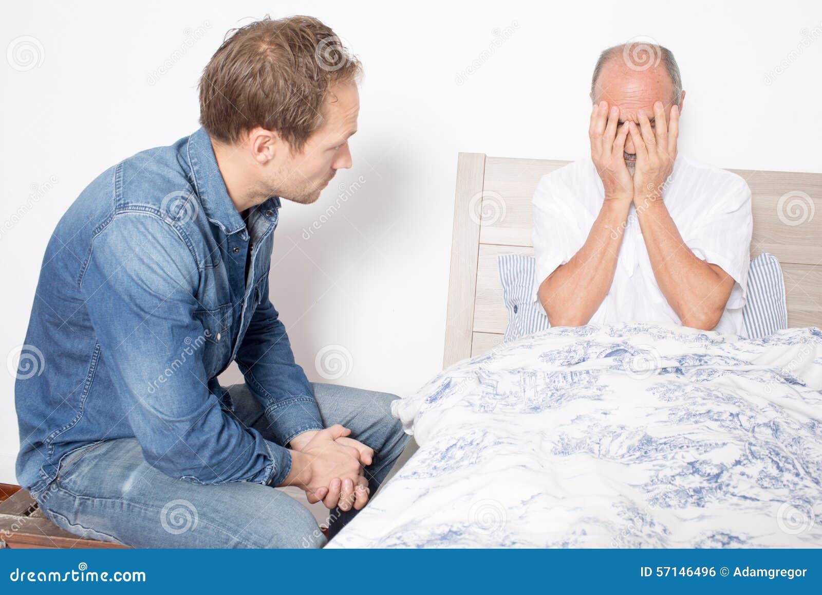 Very sick man stock photo. Image of farewell, father - 57146496