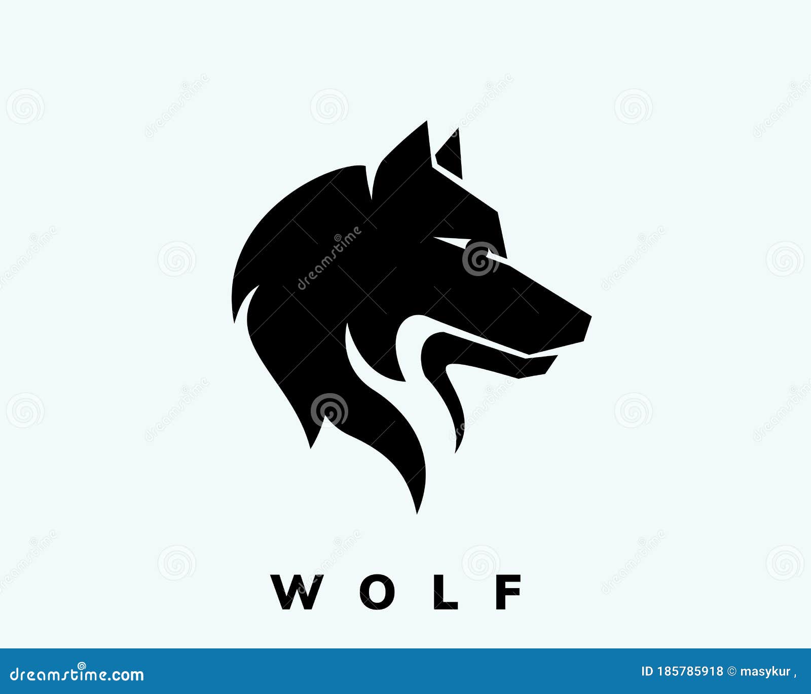 Simple Wolf Sketches