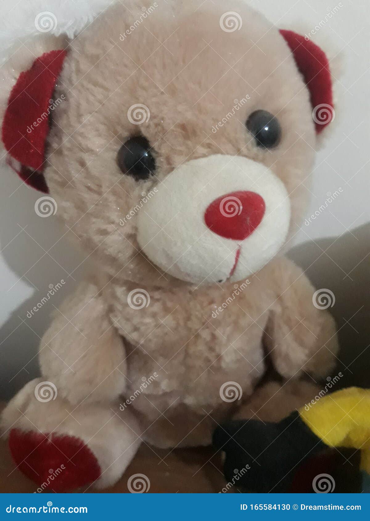 A very simple red soft toy stock photo. Image of soft - 165584130