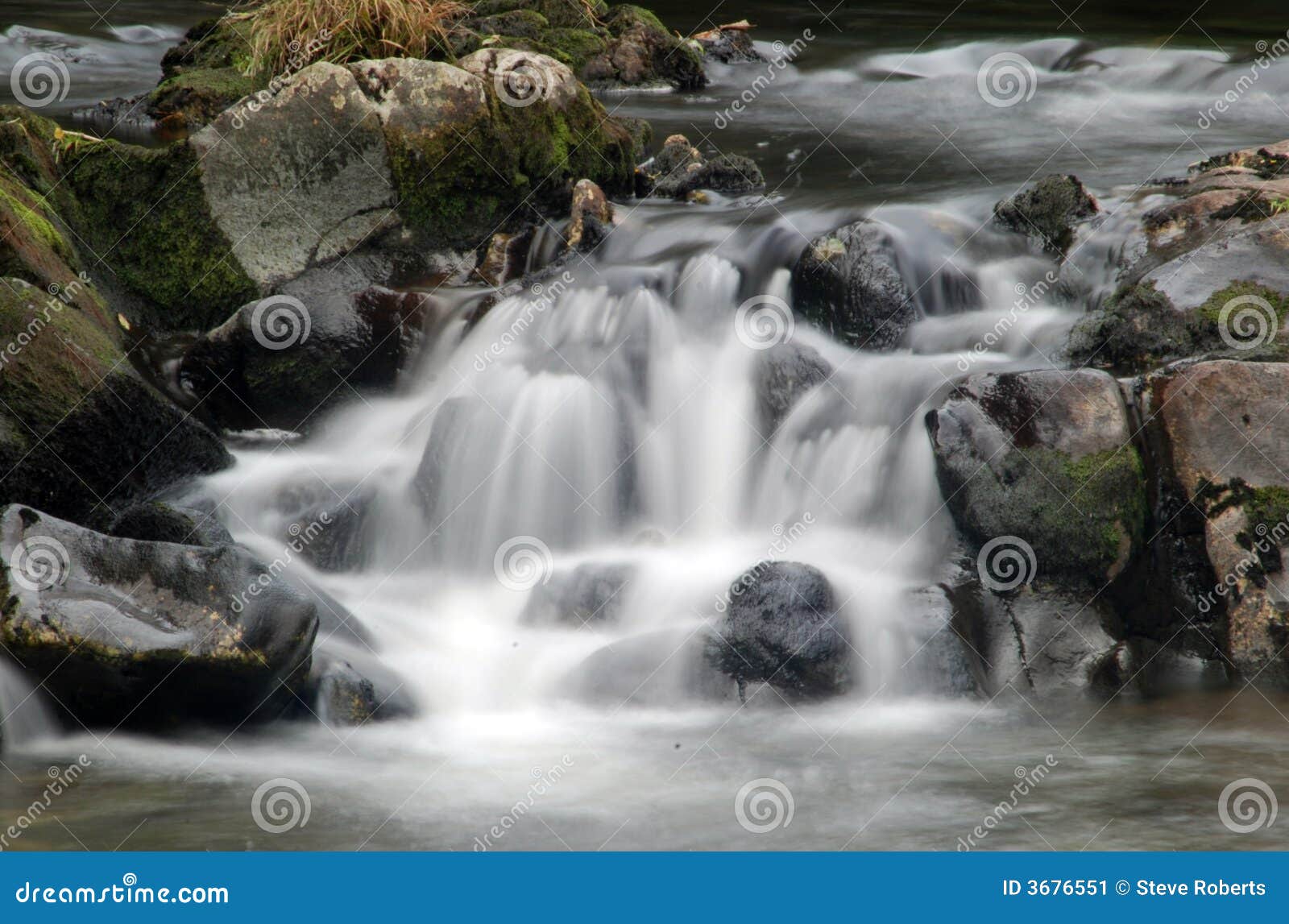 Very Slow Shutter Water Fall Stock Image - Image of loch, leaves: 3676551