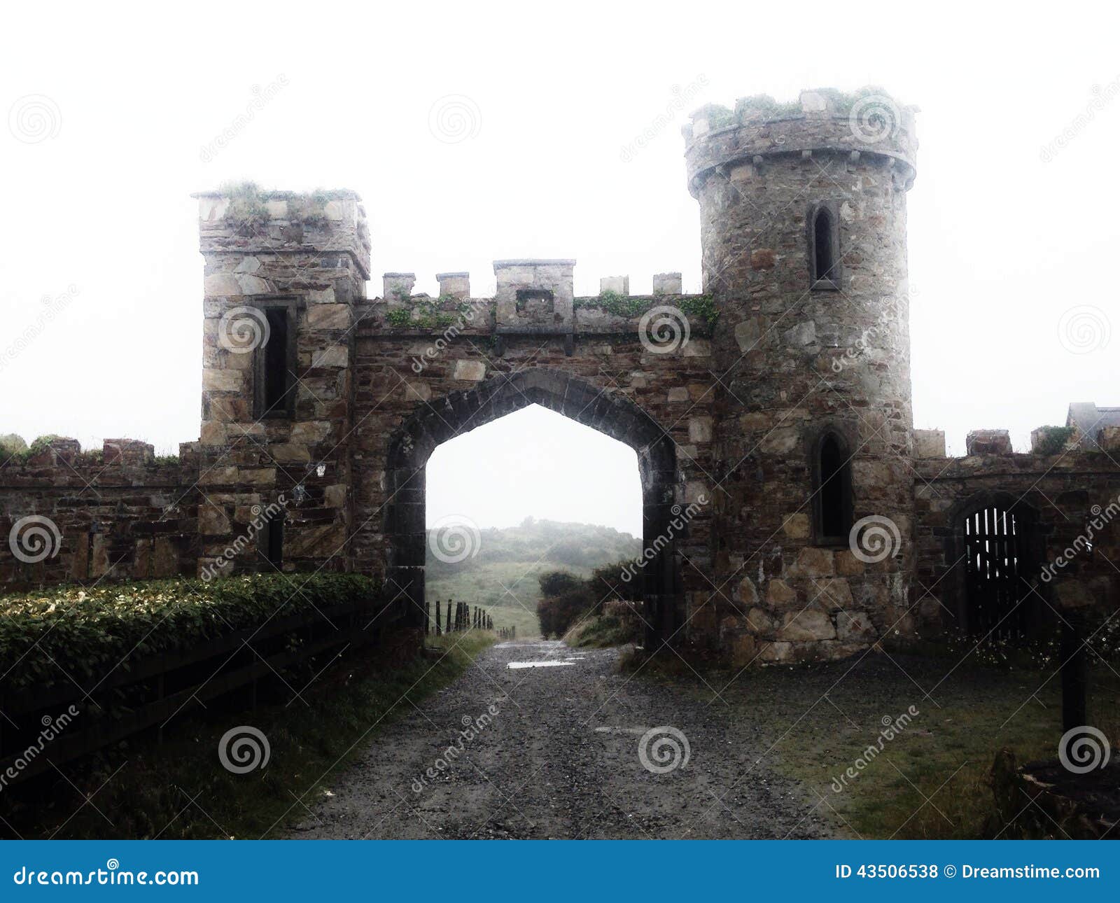 A Very Small Castle in Ireland Stock Photo - Image of castle, west ...