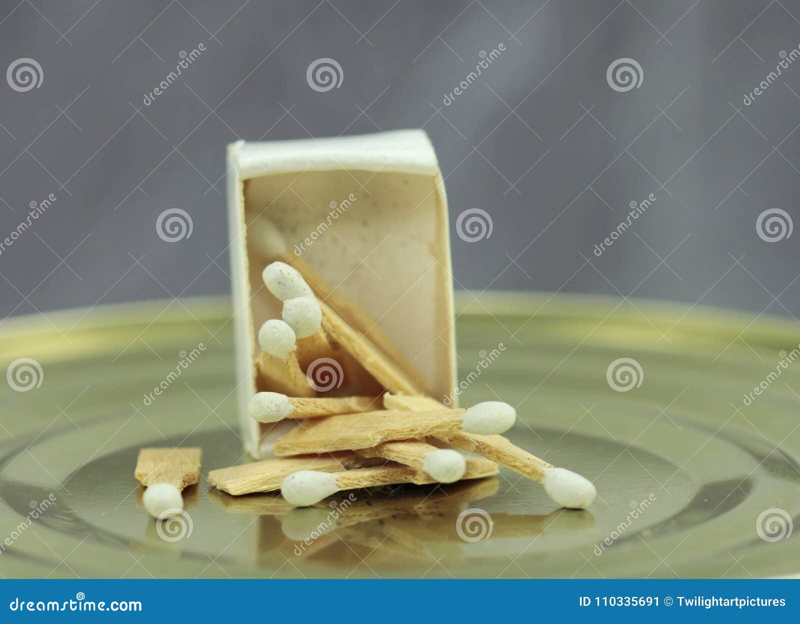 Very Small Matches in a Matchbox Stock Image - Image of cracker ...