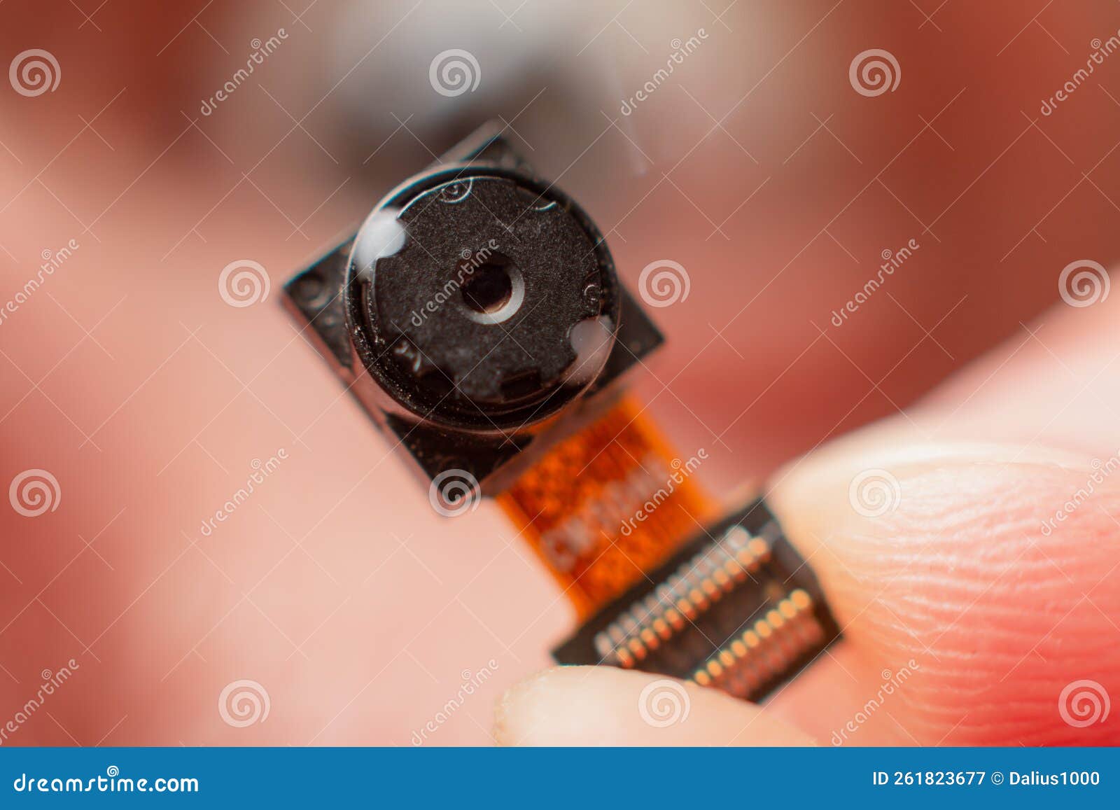 Very Small Tiny Camera Holding in Fingers Stock Image - Image of camera ...