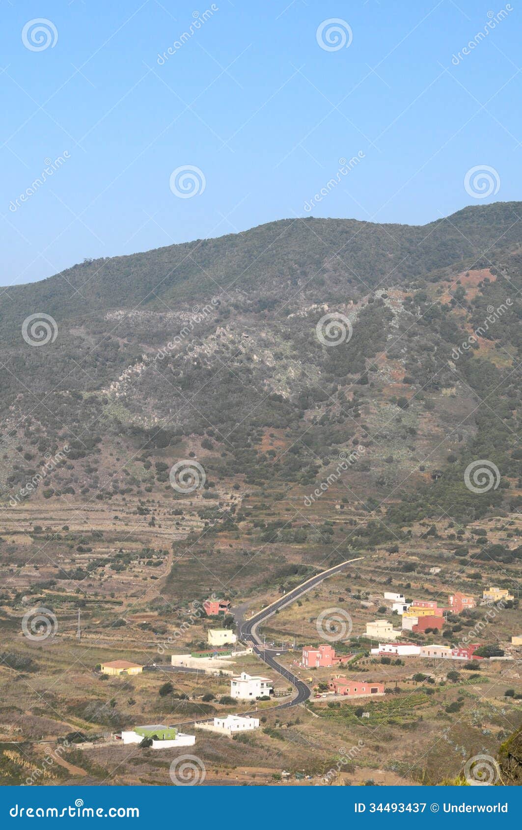 Very Small Village stock image. Image of historic, overhead - 34493437