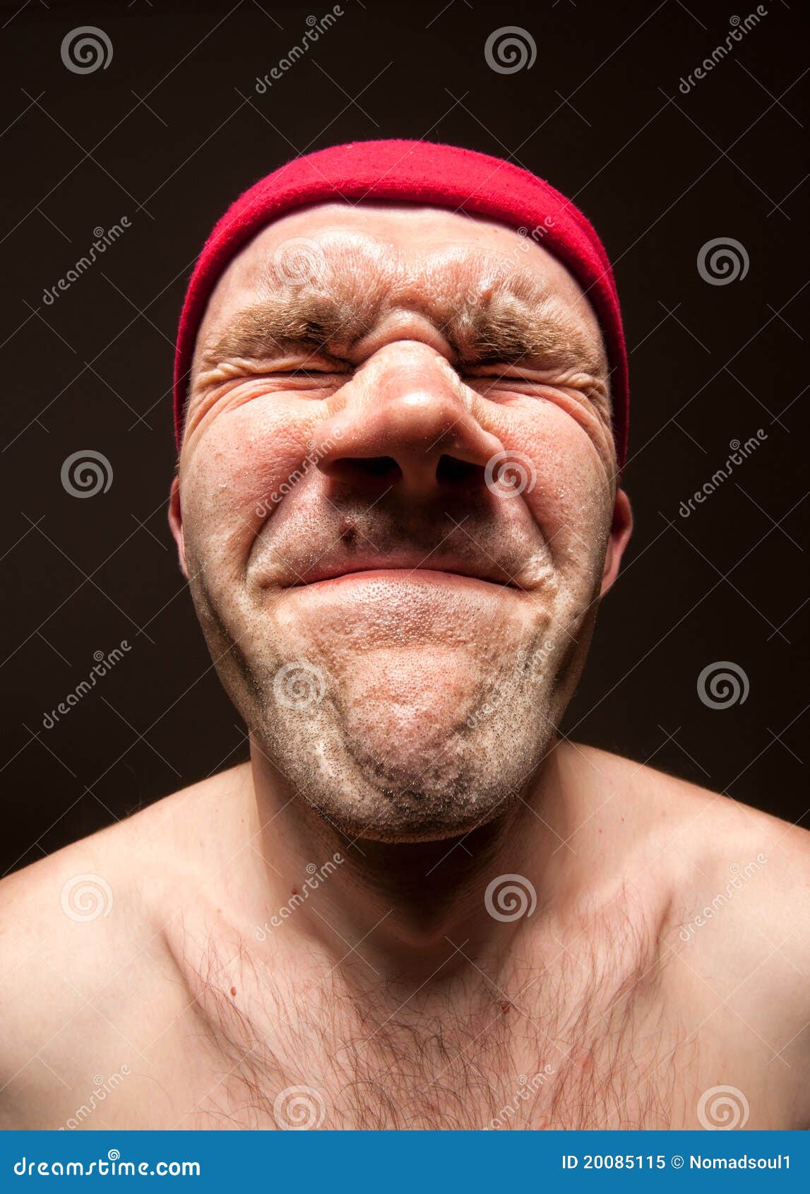 Very stressed funny man stock image. Image of crazy, nerd - 20085115