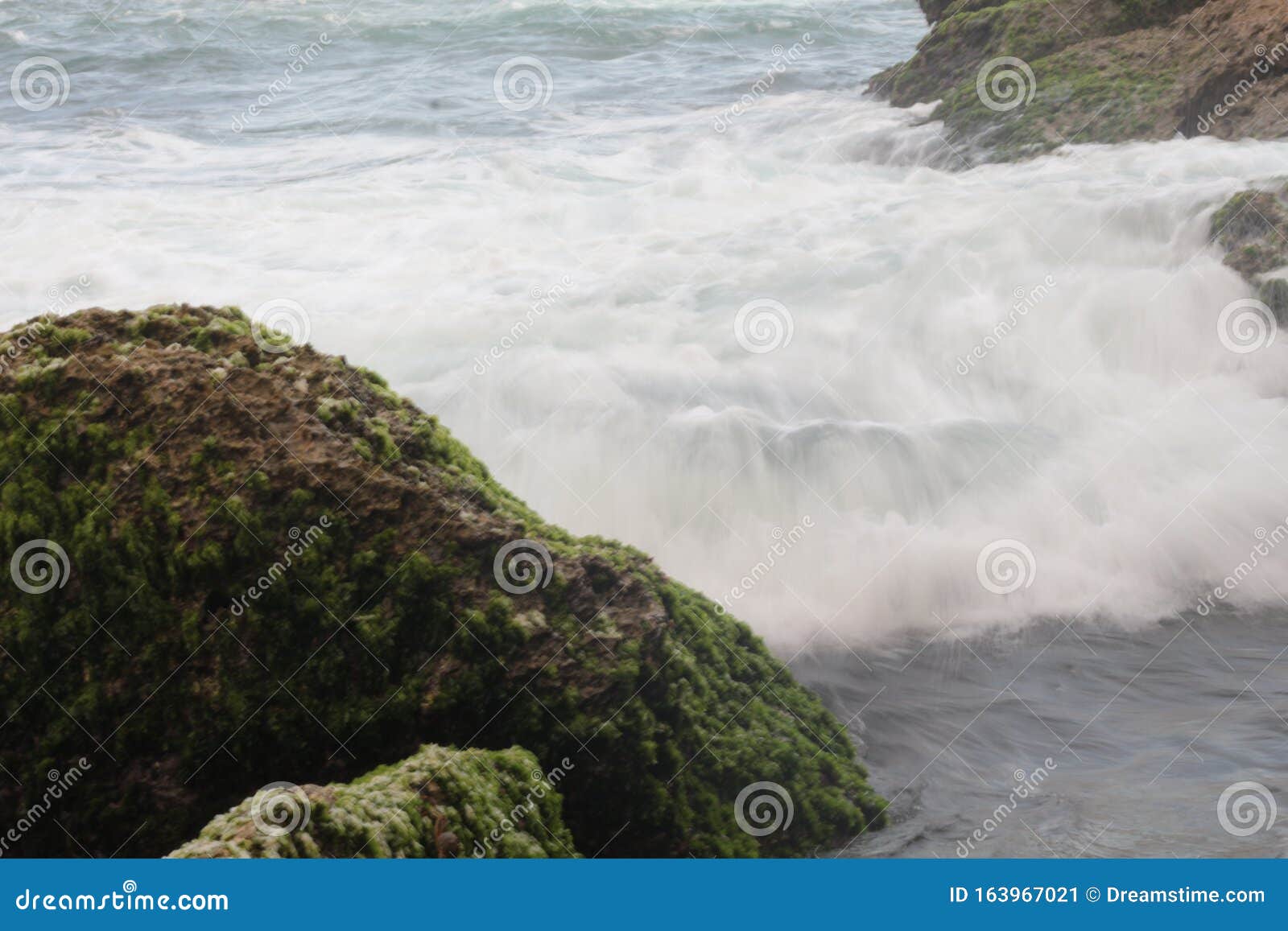 Very strong beach waves stock image. Image of good, distance - 163967021
