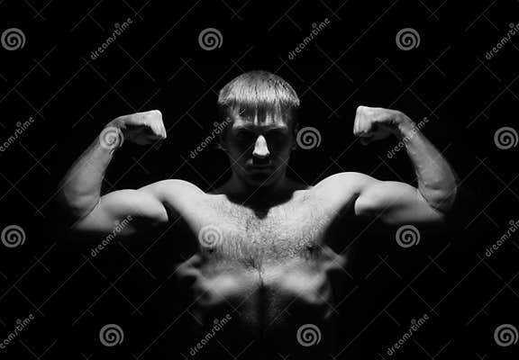 Very strong man stock photo. Image of competitive, back - 16140878