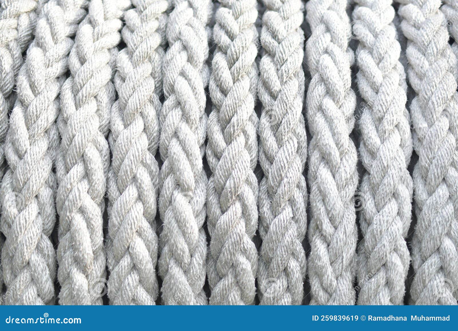 Very Strong White Ship Rope Stock Image - Image of brown, iron: 259839619