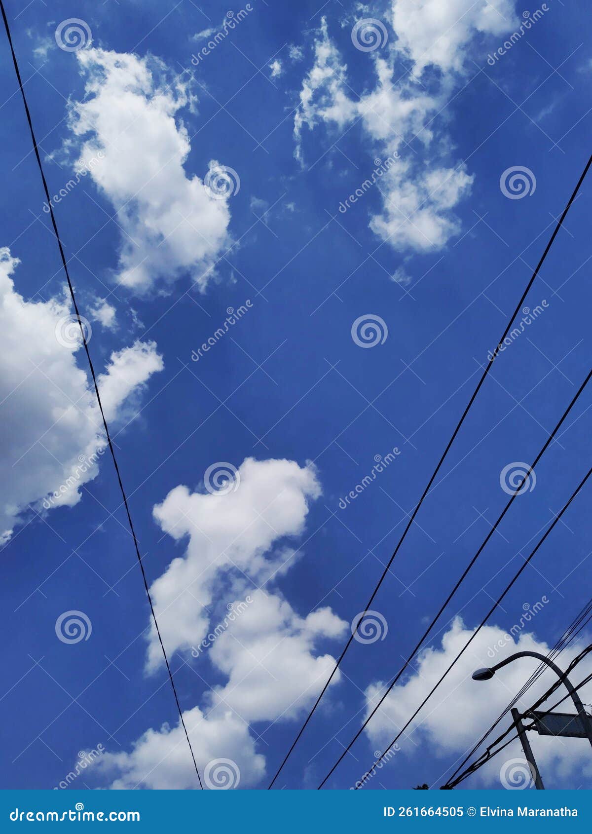 A Very Sunny Day with Lots of Clouds Stock Image - Image of sunny, lots ...