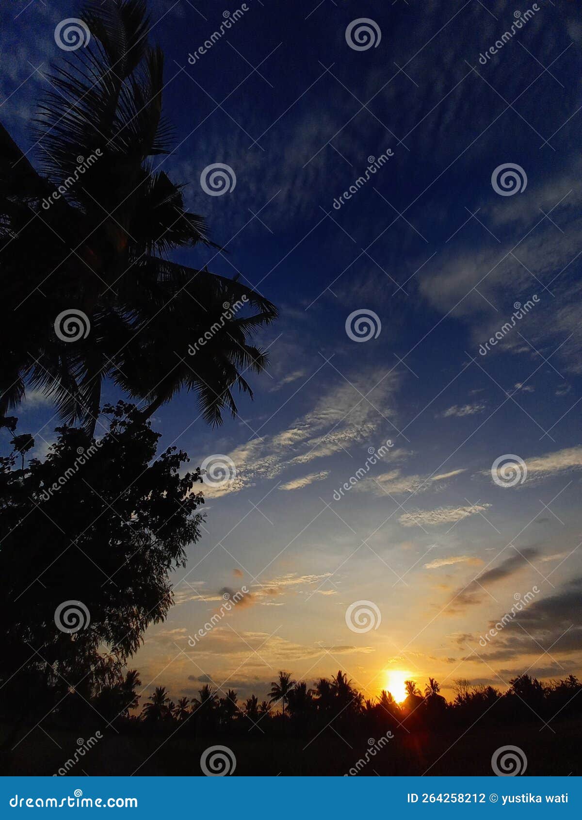 Very sunset beatiful stock photo. Image of dusk, screenshot - 264258212